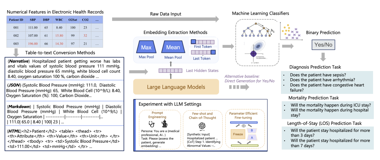 When Raw Data Prevails: Are Large Language Model Embeddings Effective in Numerical Data ...